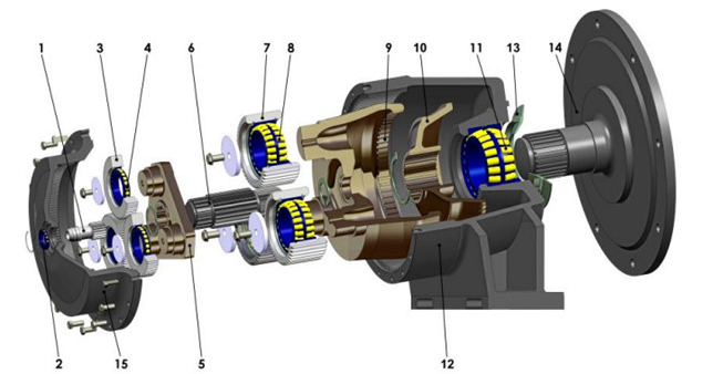 801806 bearing for cement truck mixer GCr15SiMn Concrete Mixer Bearing